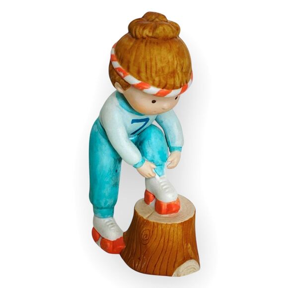 Unbranded | Accents | Vintage Roller Skating Girl Skater Figurine ...